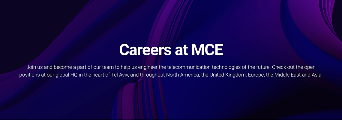 Careers - MCE Systems Ltd.