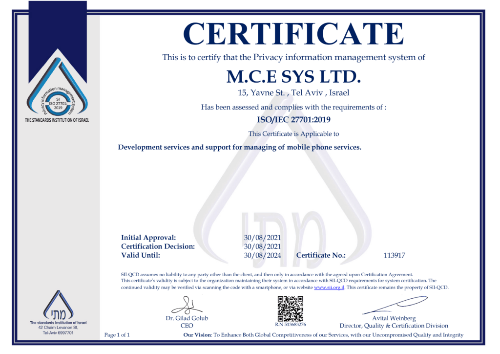Accreditations Archives - MCE Systems Ltd.